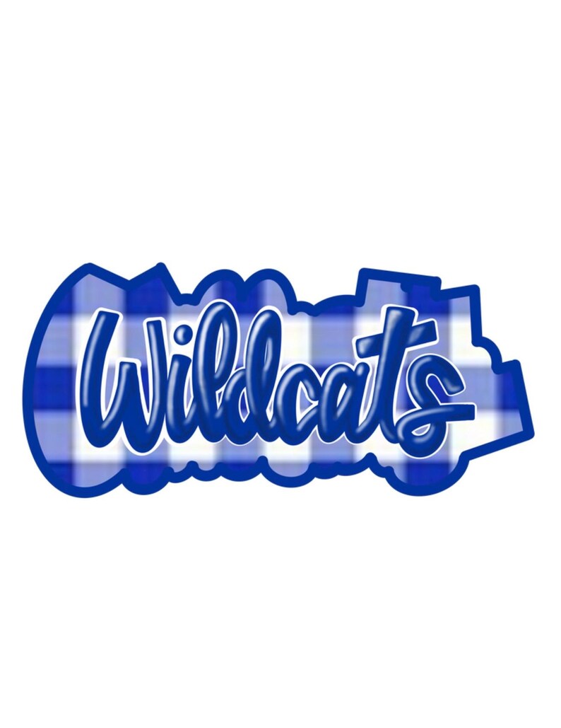 Wildcats PNG, Football Png, Wildcats Football Png, Blue and White Svg ...