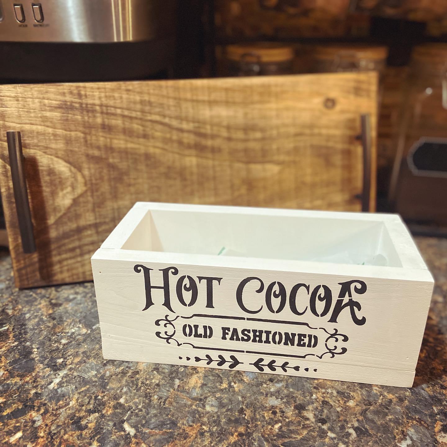 Hot Cocoa Bar and Serving Tray Set. Hot Cocoa Station, Hot Cocoa Box ...