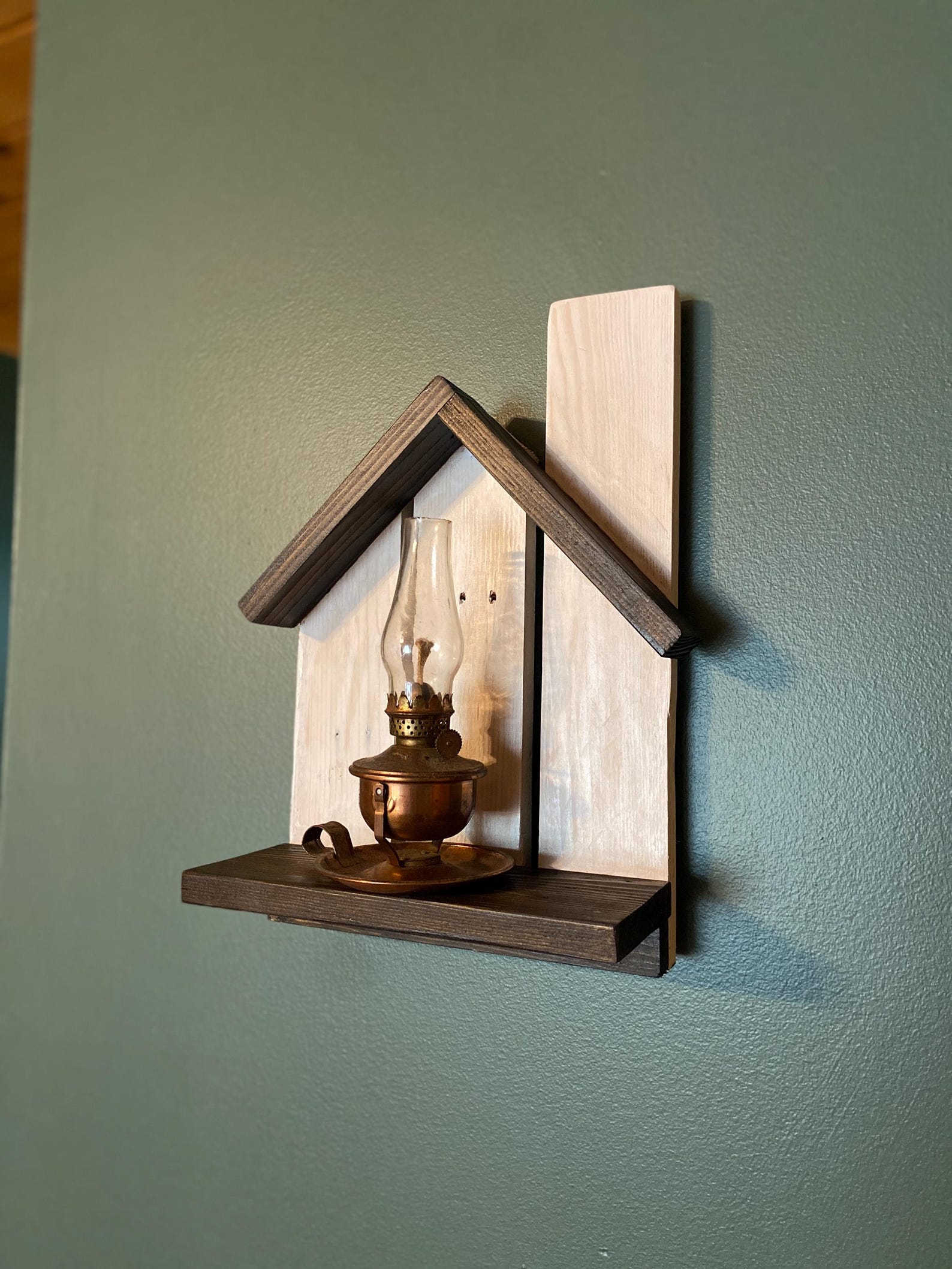 Rustic Farmhouse Wall Shelf Decor Wall Art. Gift for Her, Gift for Him ...