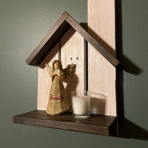 Rustic Farmhouse Wall Shelf Decor Wall Art. Gift for Her, Gift for Him ...