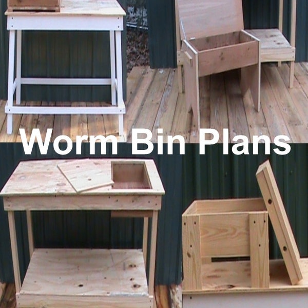 Wood Worm Bin - Etsy