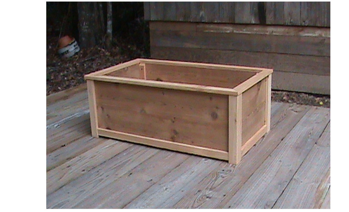 Cedar Planter Plans / Wood Working Plans / Outdoor Planters / Planter ...