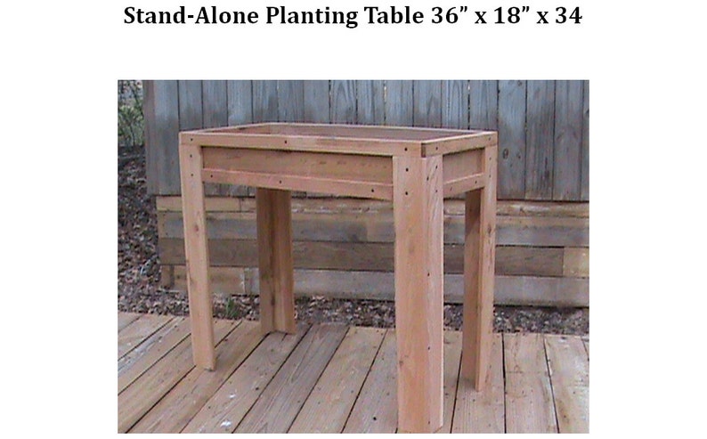Wood Working Plans / Outdoor Planters / Planter Box Plans / Wooden ...