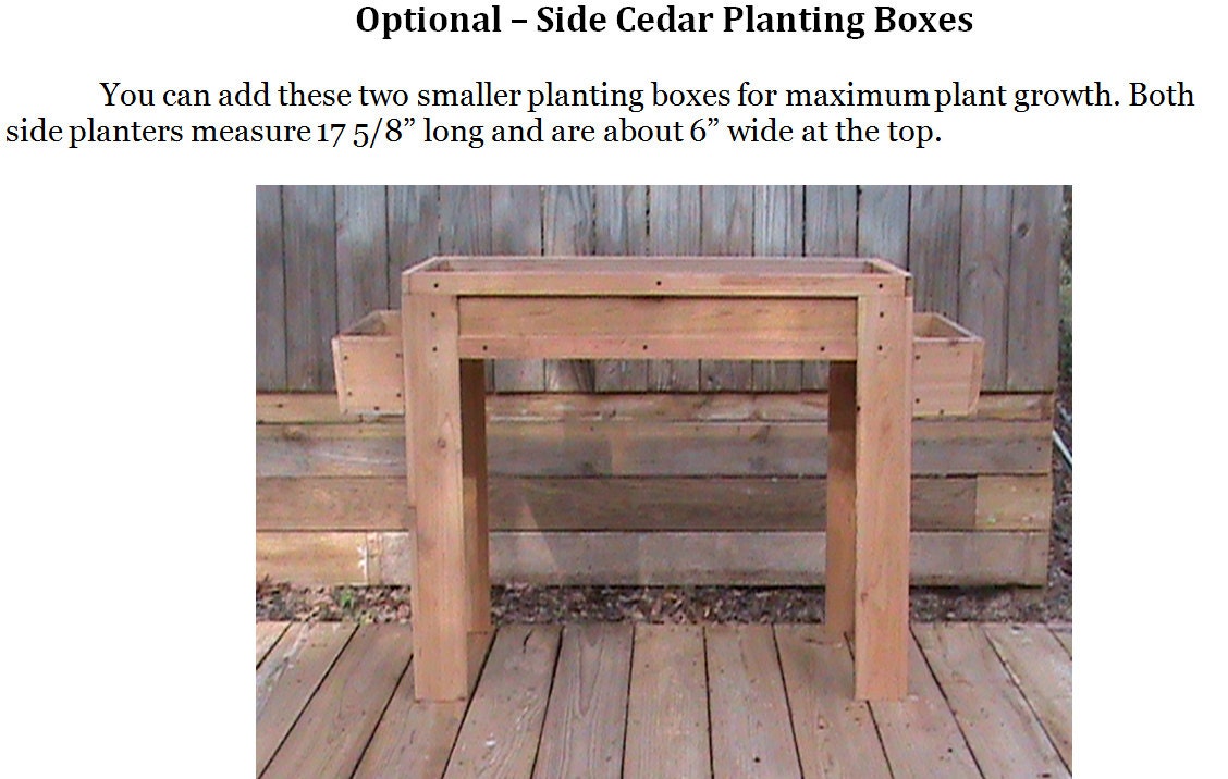 Wood Working Plans / Outdoor Planters / Planter Box Plans / Wooden ...