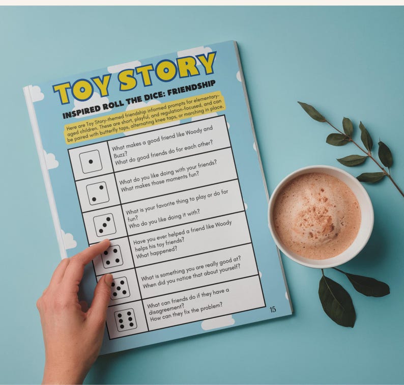 Roll the Dice Therapy Game Toy Story Inspired (spanish/english) - Etsy UK