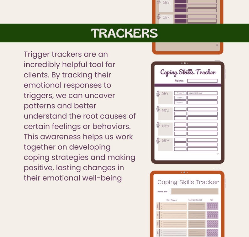 Coping Skills Menu - Etsy