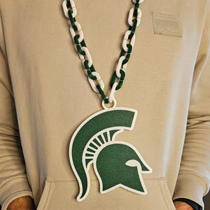 Custom 3D Printed Big Fan Drip Chain, Oversized Sports Chain Necklace ...