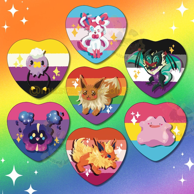 Lgbt Anime Pin - Etsy