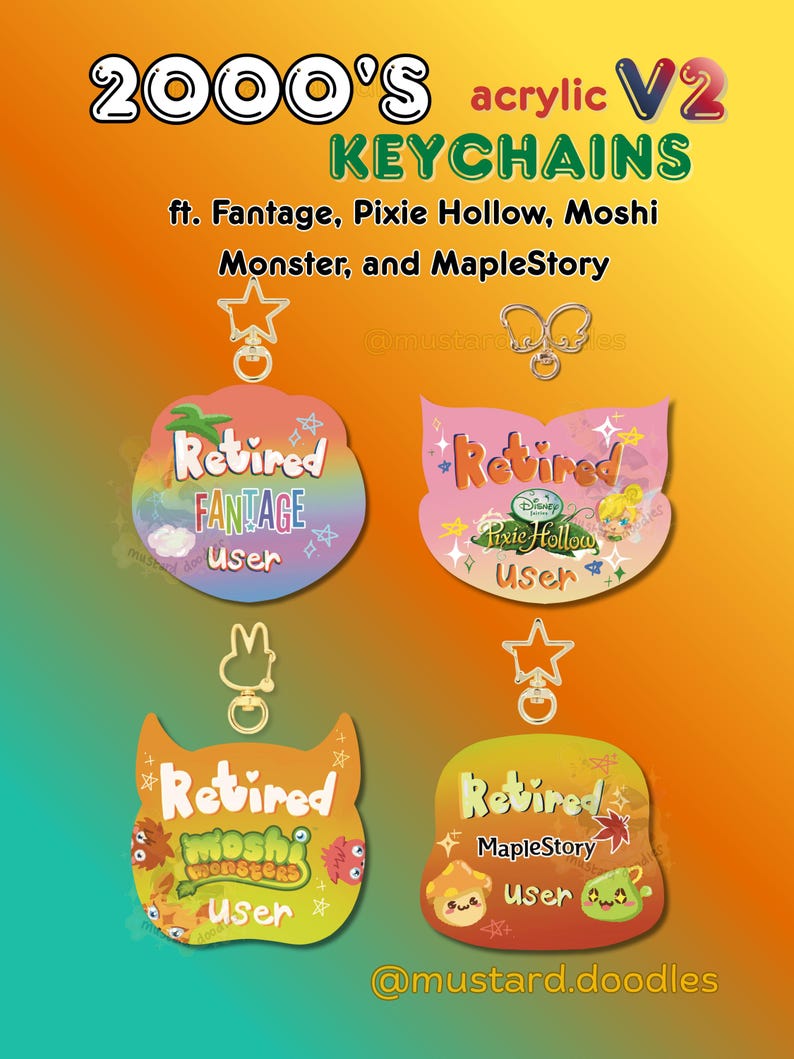 PREORDER Fantage Pixie Hollow Moshi Monsters Maplestory, Acrylic ...