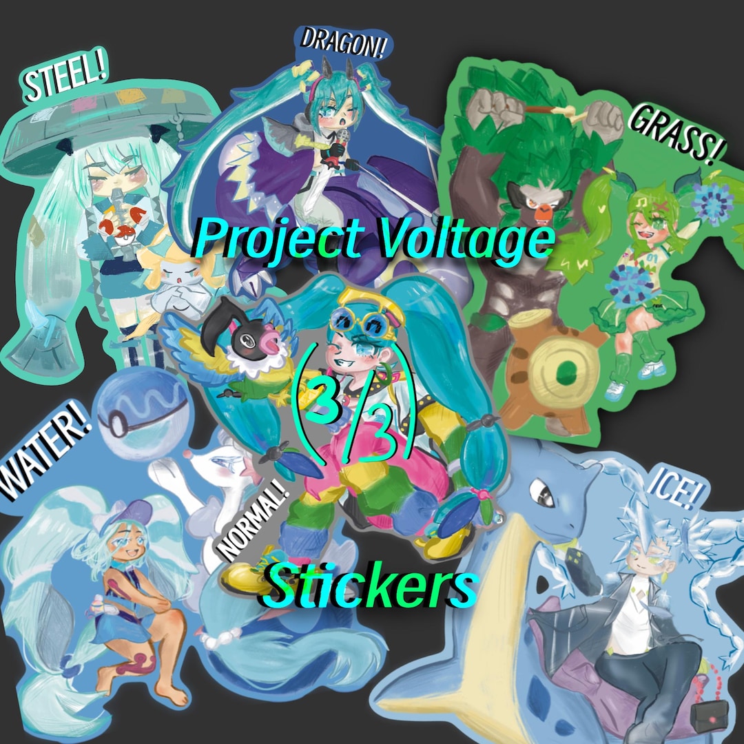 Project Voltage Hatsune Miku Sticker (3/3) | Collab | Vocaloid ...
