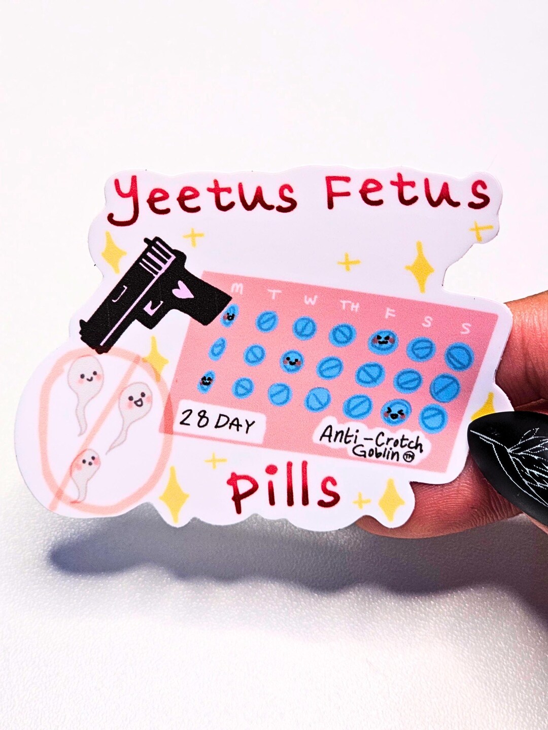 Birth Control Meme Sticker | Bodily Autonomy | Women's Rights | Mental ...