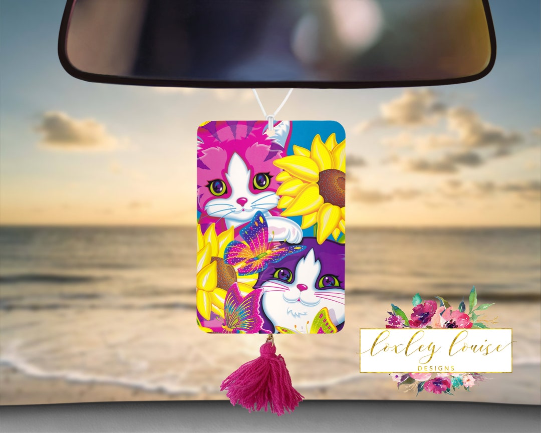 Lisa Frank Inspired Air Freshener, Lisafrank, Lisa Frank Kittens, Car ...
