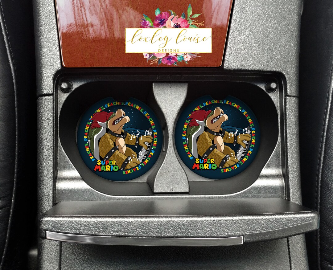 Bowser Peaches Car Coasters, Set of Two, Peaches Peaches Peaches ...