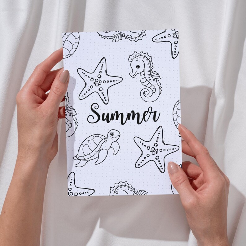 Seasonal Journal Title Pages, Bullet Journal Printable Pages & Editable ...