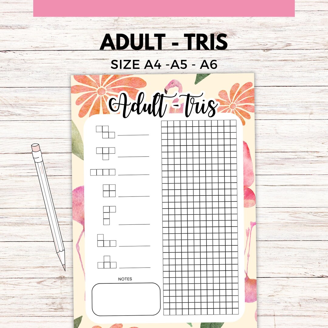 Flamingo Adultris Printable Journal Page, Adulting Monthly Tracker, Fun ...