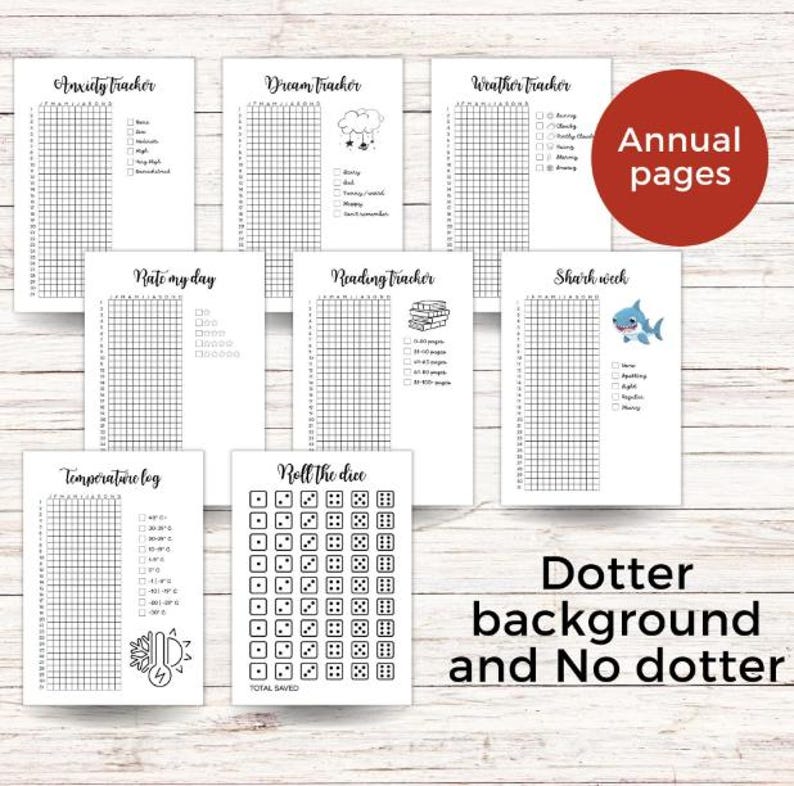 2026 Bullet Journal Bundle Canva Template Editable & Printable Planner ...