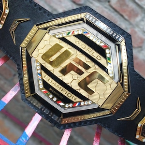 UFC Fighting Legacy Replica Title Belt, Brass Plates, 2mm Plates ...