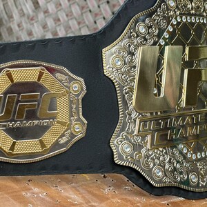 UFC Ultimate Replica Title Belt, Brass Plates, 2mm Plates Thickness ...