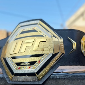 UFC Fighting Legacy Replica Title Belt, Brass Plates, 2mm Plates ...