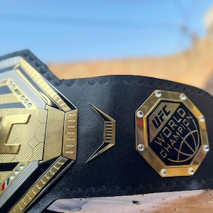 UFC Fighting Legacy Replica Title Belt, Brass Plates, 2mm Plates ...