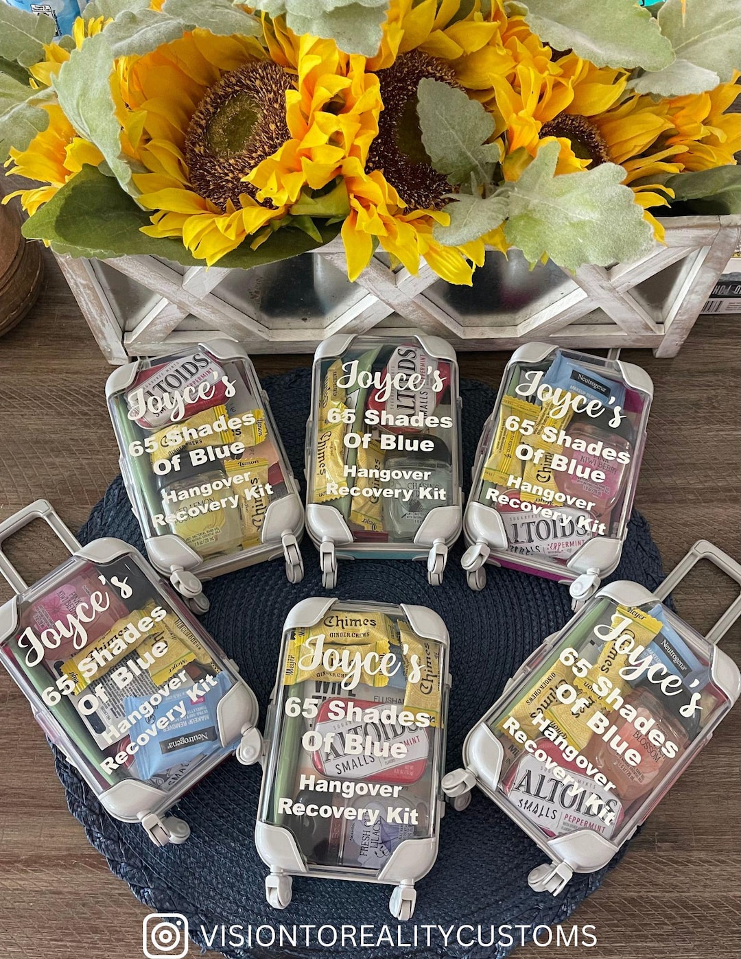 Hangover Recovery Kit Suitcase|bachelorette Party|girls Trip|emergency ...