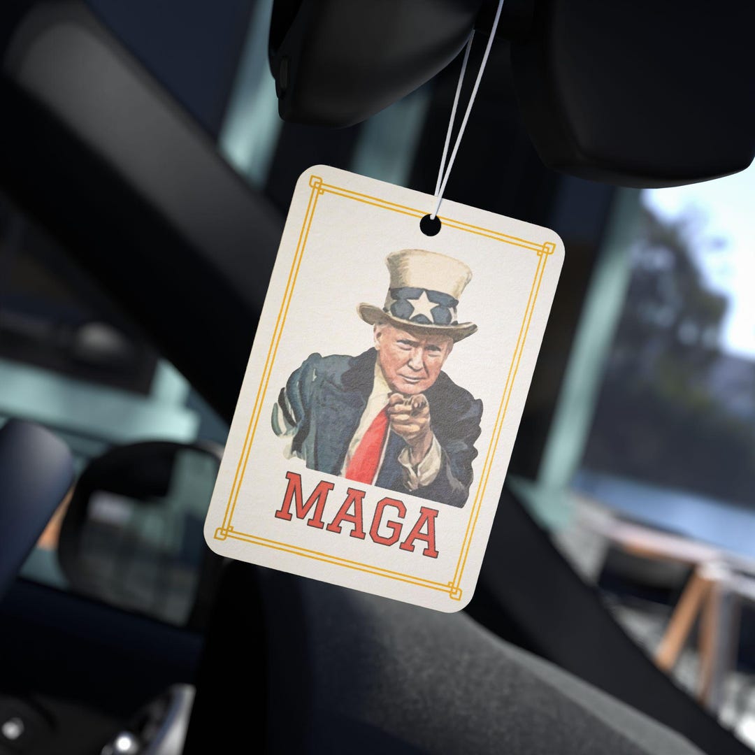 President Donald Trump MAGA Car Air Freshener Political Car Scent ...