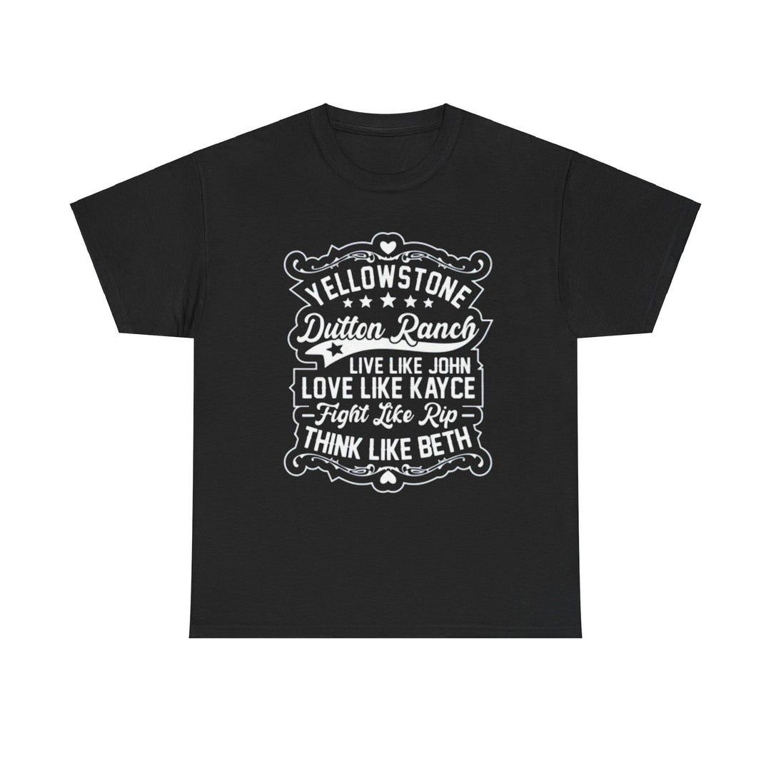 Yellowstone Rip and Beth Dutton Unisex Heavy Cotton Tee, Vintage ...