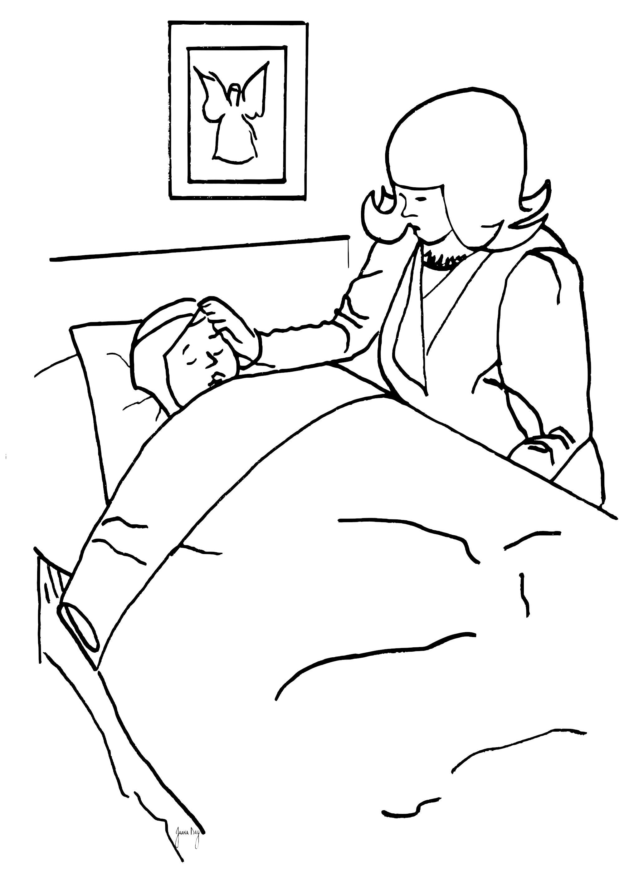 5 Colouring Pages Housekeeping Chores Family Childcare Retro Homemaker ...