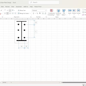 Steel Base Plate Design Check - ASD - Microsoft Excel - Etsy
