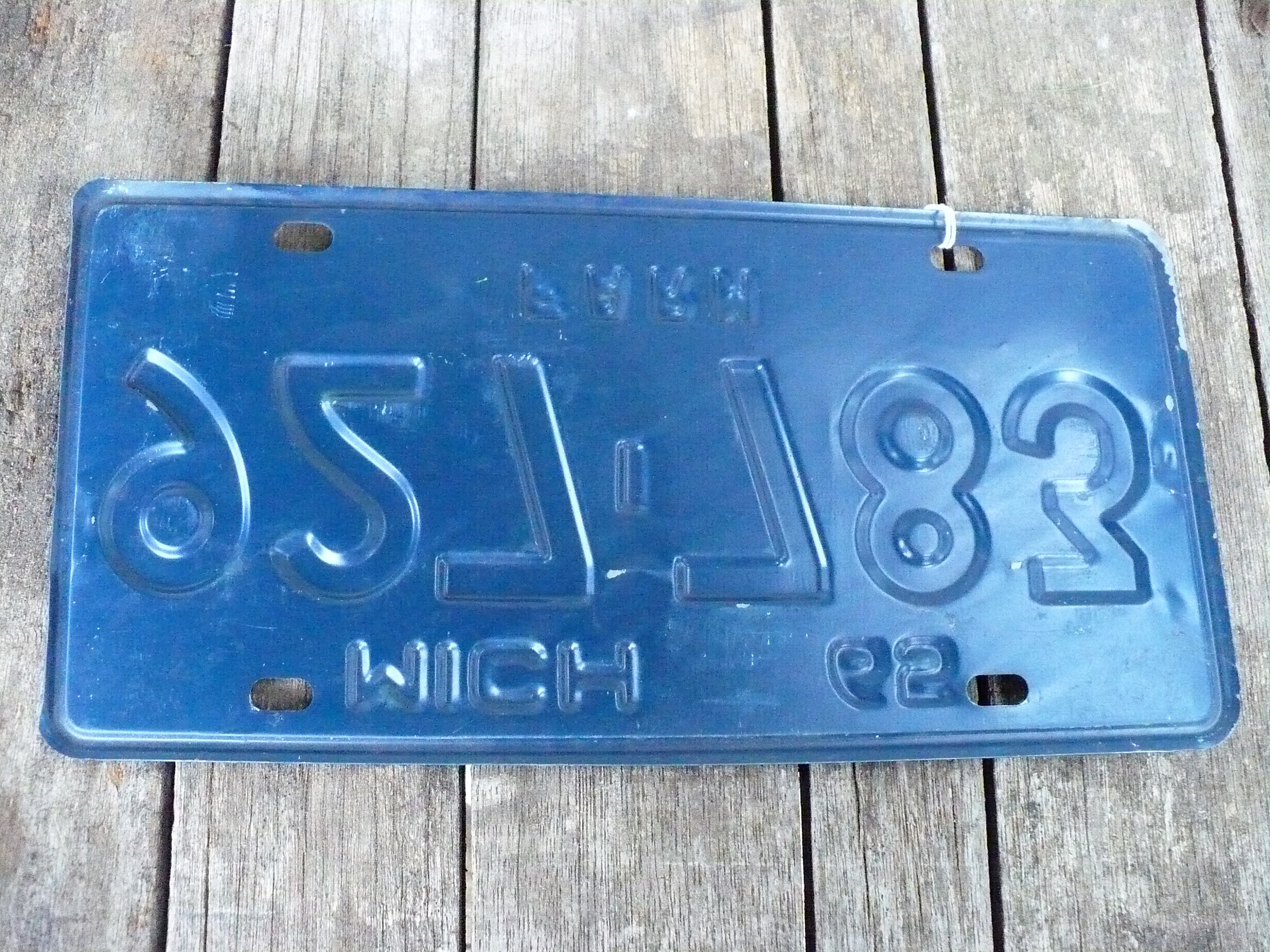 Michigan Farm License Plate 1965 - Etsy