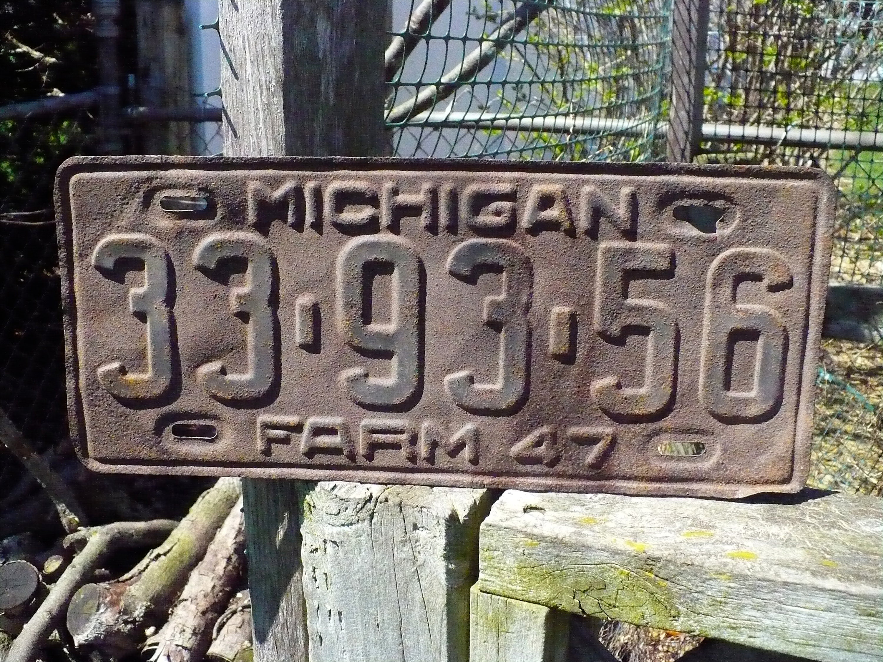 Michigan Farm License Plate 1947 Etsy michigan-farm-license-plate-1947-etsy