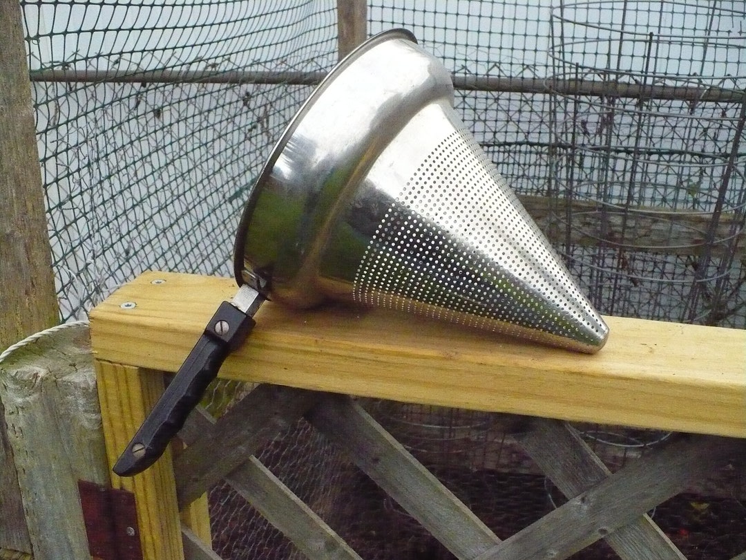 Steel Co. 8" Stainless Steel Strainer Sieve Juicer Colander - Etsy