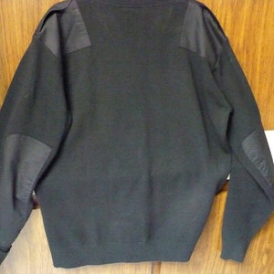 Black Commando Sweater by Blauer of Boston Massachusetts | Etsy