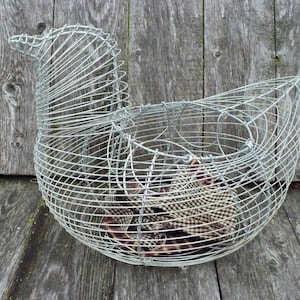 Wire Basket Chicken - Chicken in a Basket - Etsy