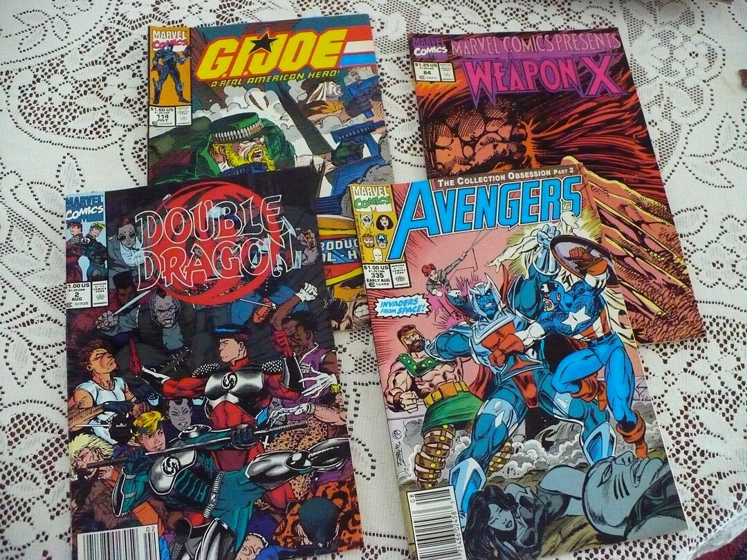 Marvel Comics Set of 4 Comic Books - Etsy Österreich