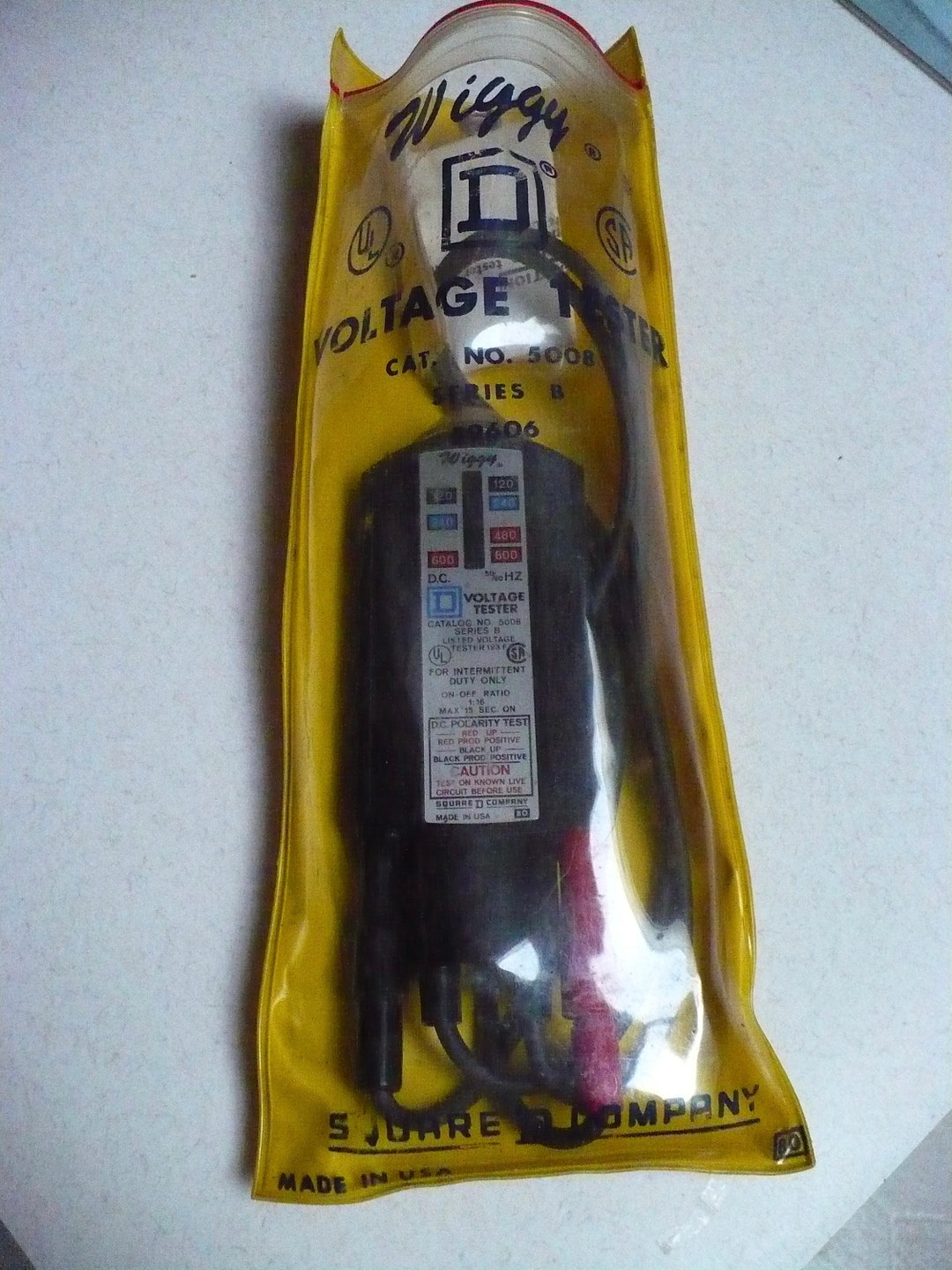 Square D Company Wiggy Voltage Tester No. 5008 Series B - Etsy