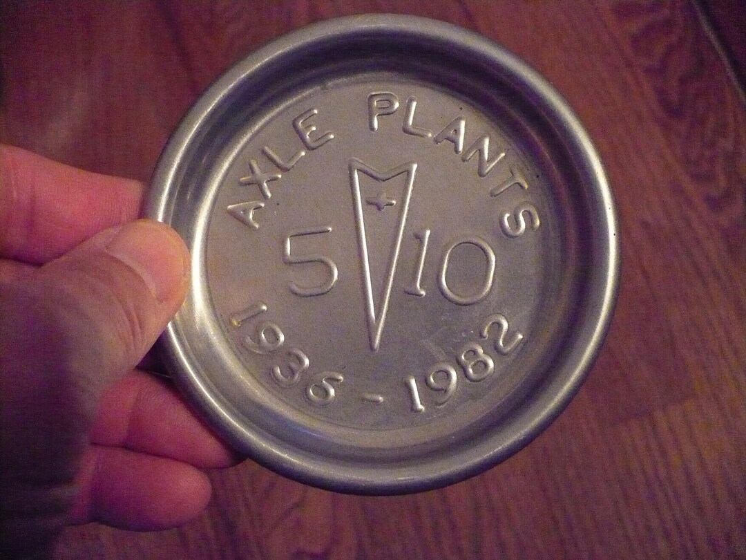 Pontiac Axle Plants 1936-1982 Commemorative Aluminum Tray - Etsy