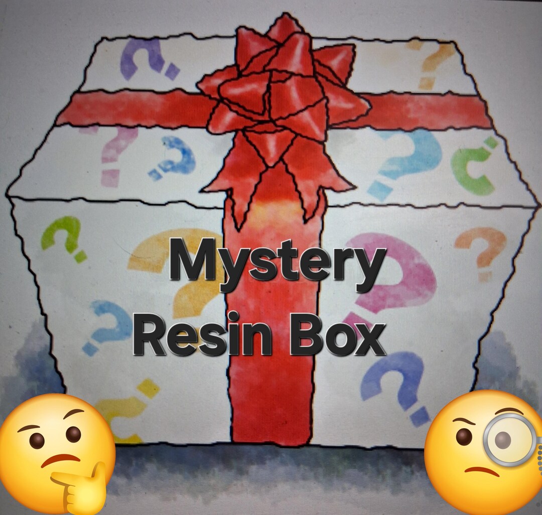 Mystery Box Extra Large! Epoxy Resin Suprise Box 3 Large Items 3 Medium ...