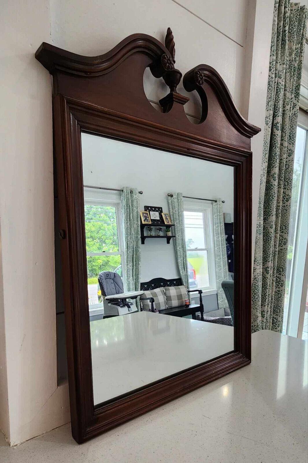 Late 20th Century Antique Cherry Federalist Mirror - Etsy