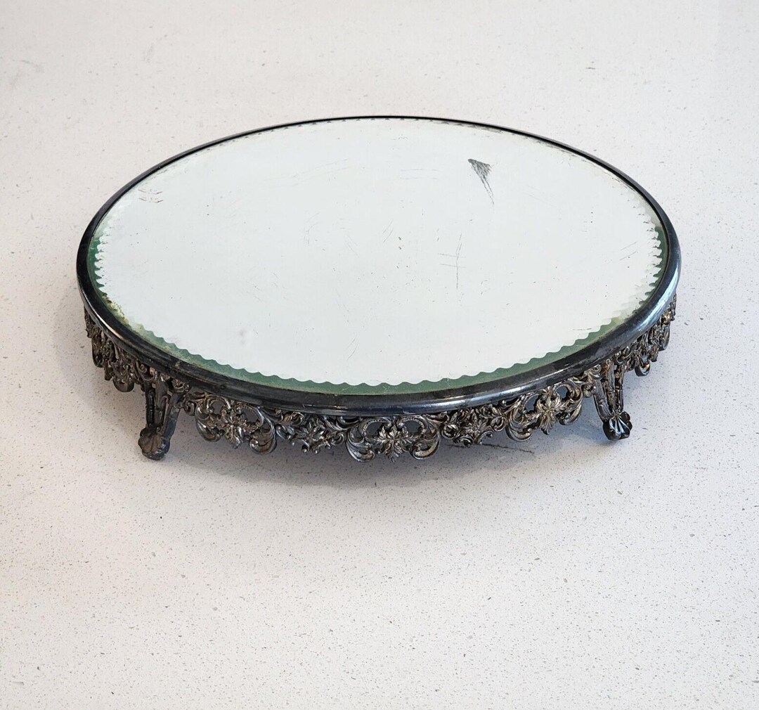 Early 19th Century Victorian Beveled Glass Plateau Vanity Mirror - Etsy