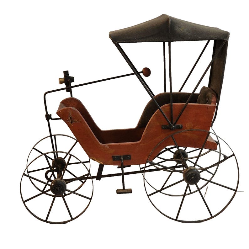 Duryea Car Model First Horseless Carriage 1893 Wood Metal Coach - Etsy