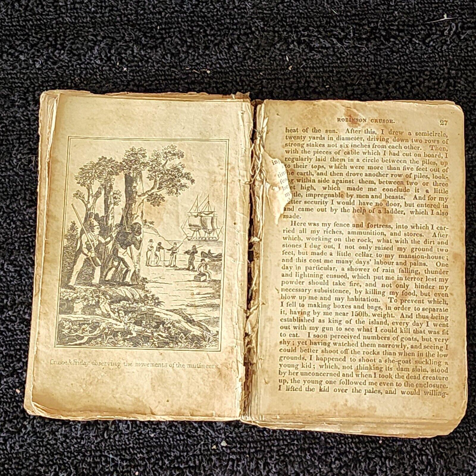 Late 1700s Early 1800s Robinson Crusoe Book by WM Robertson - R ...