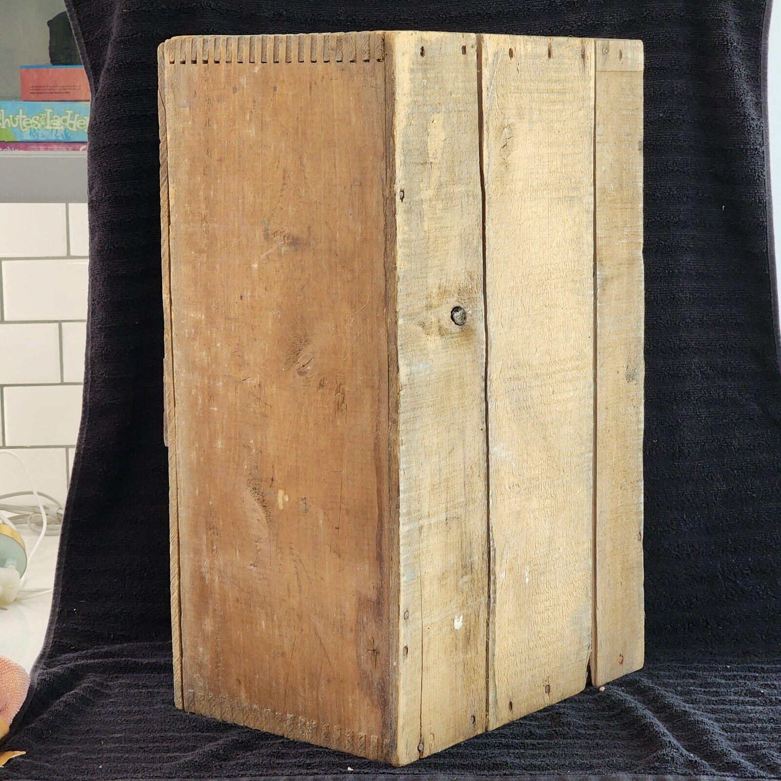 Large Antique Vintage Wooden Box With Dovetail Corners - Etsy
