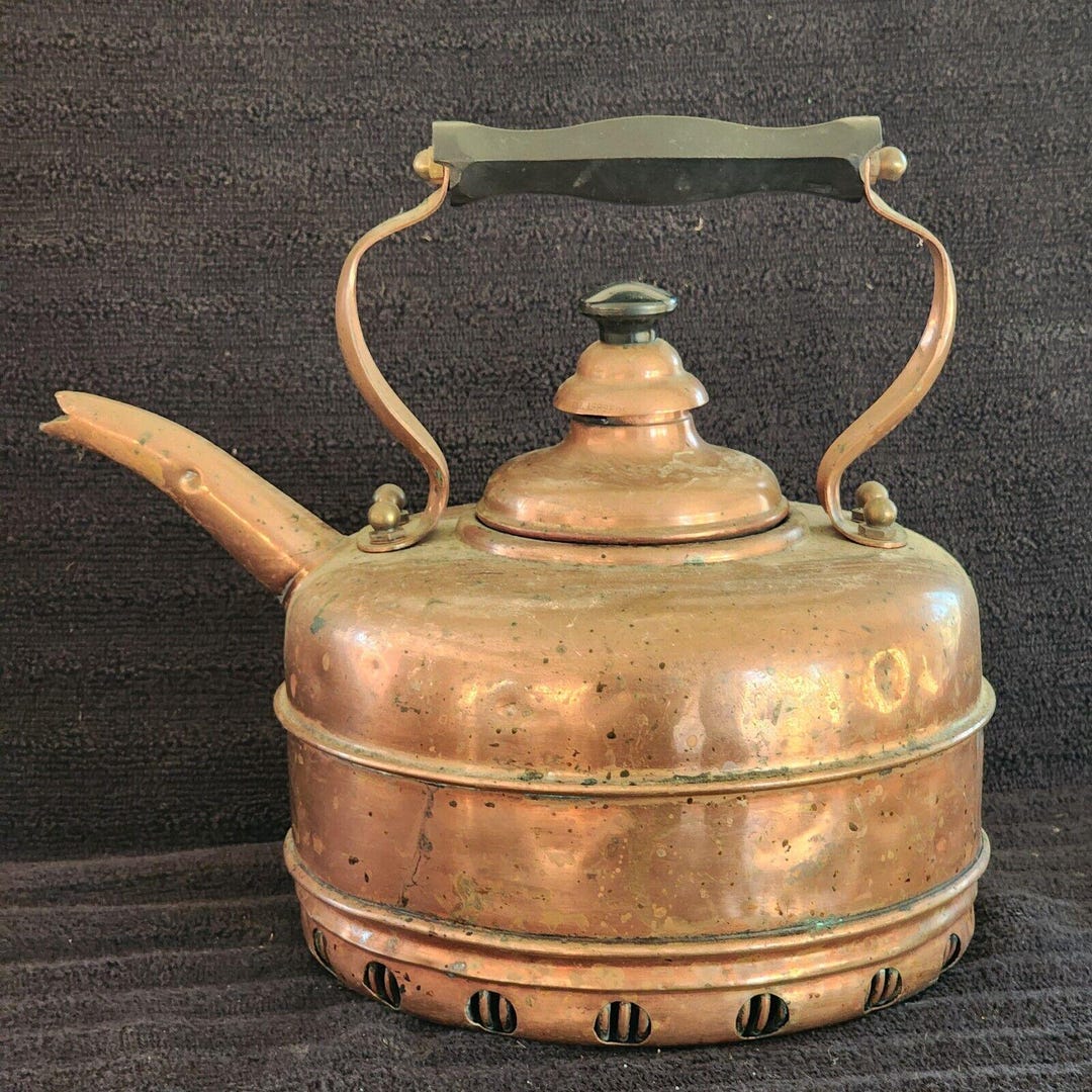 Vintage Copper Simplex Kettle, Made in England, Farmhouse Kitchen - Etsy