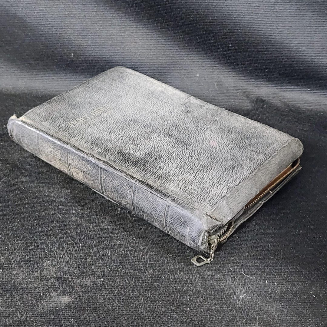 1930s Vintage Bible Red Letter King James Version Old New Testament ...