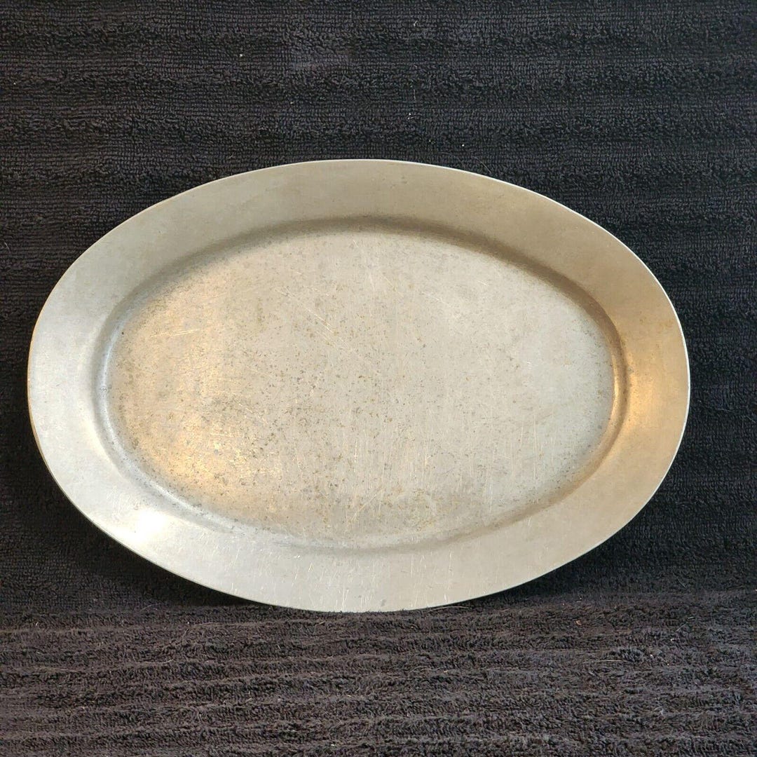 Vintage Northland Aluminum Serving Platter - Looks Like Pewter! - Etsy