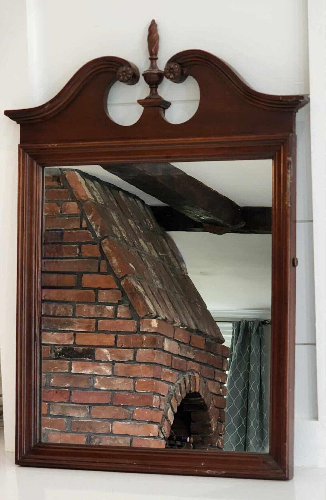 Late 20th Century Antique Cherry Federalist Mirror - Etsy