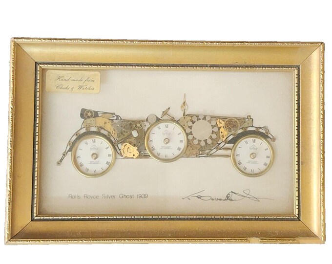 Horological Collage 1939 Rolls Royce Silver Ghost by Ken Broadbent ...