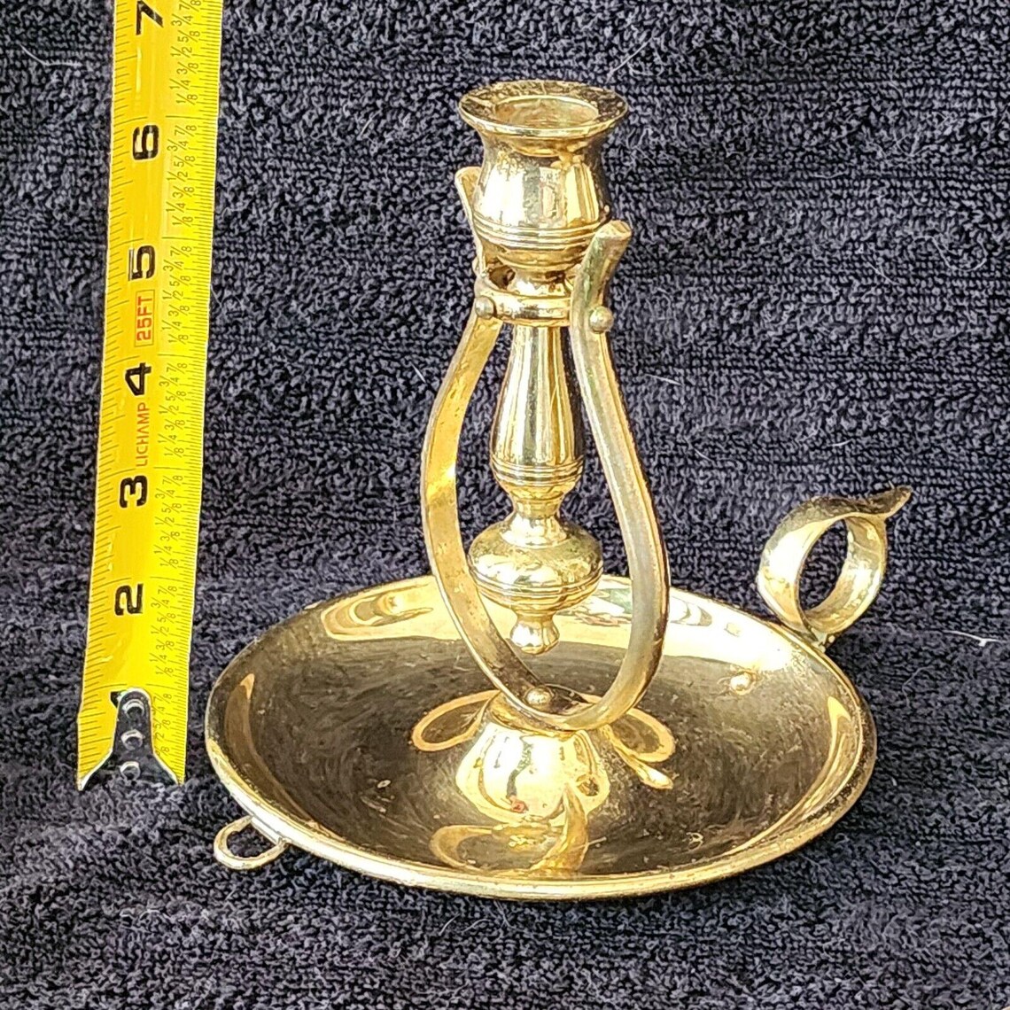 Antique Nautical Brass Ship Candle Holder Swinging Victorian ...