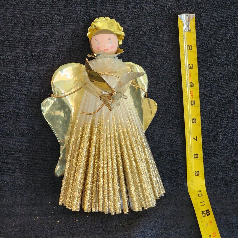 Incredible Pair of 1950S MCM Atomic Straw Angel Tree Topper/decoration ...